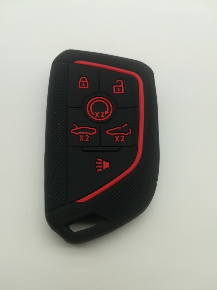 Silicone Fob Remote Key Cover for 2020 2021 2022 Chevrolet Corvette C8 ...