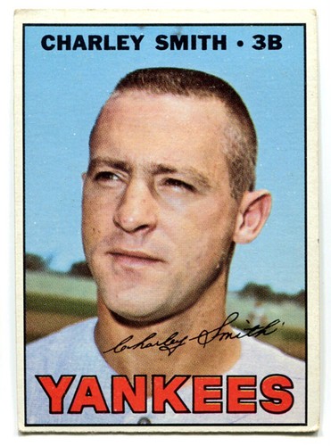 1967 Topps #257 Charley Smith Baseball Card - New York Yankees | eBay