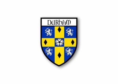Sticker county shield car vinyl souvenir decal flag caravan durham ...