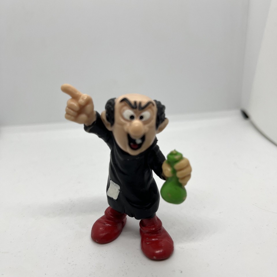 Rare Variant Smurfs Lab Gargamel Pointing Smurf PVC Figure 20232 ...