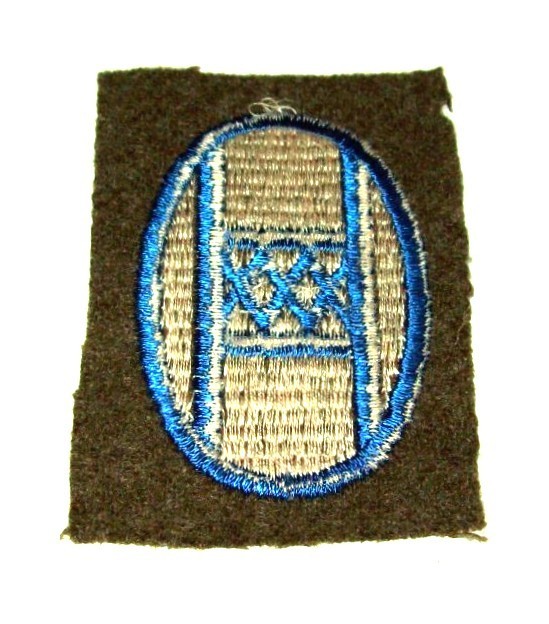 ORIGINAL CUT-EDGE EMBROIDERED WOOL 1930's - WW2 30th INFANTRY DIVISION ...