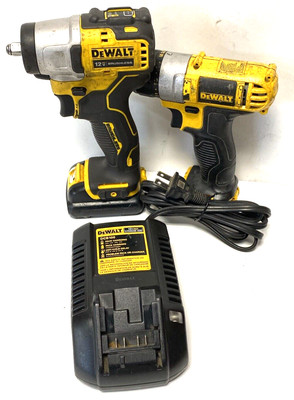 Dewalt Impact DCF610 DCF902 Wrench 12V / Cordless Screwdriver Used ...