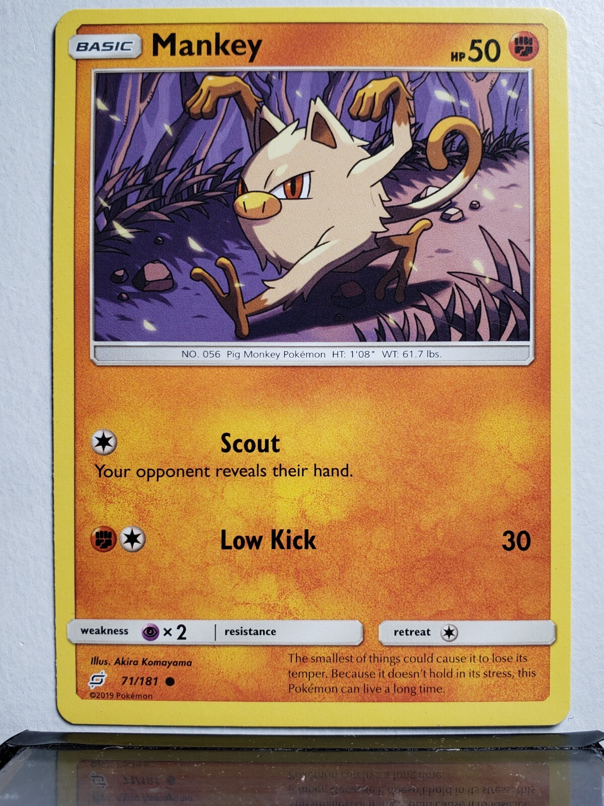 Mankey 71/181 LP - Team Up Sun Moon Pokemon Card $2 Flat Shipping | eBay