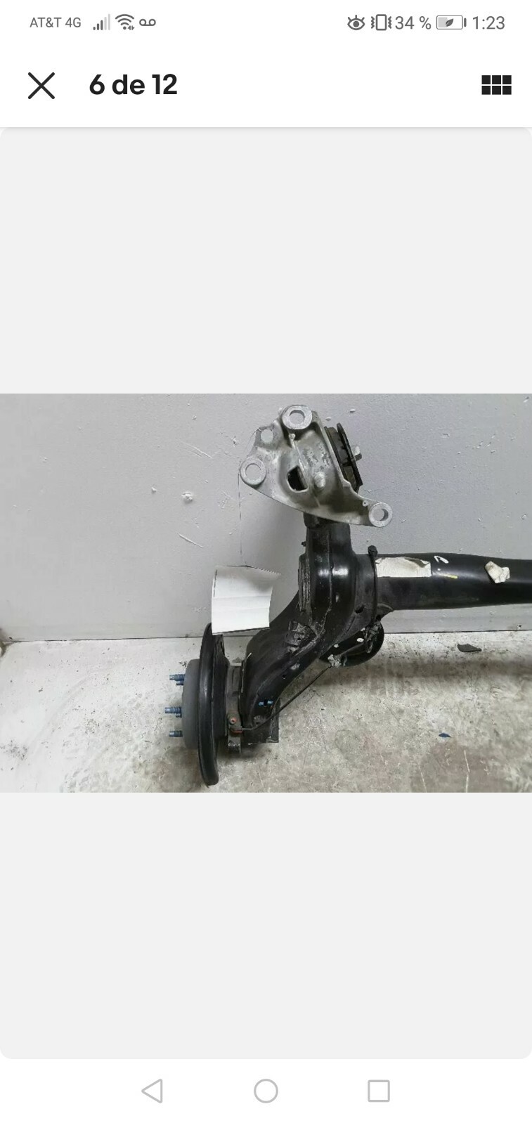 2019 Chevrolet Cruze Rear Axle Beam W/Disc W/Plate W/Hub | Genuine OEM