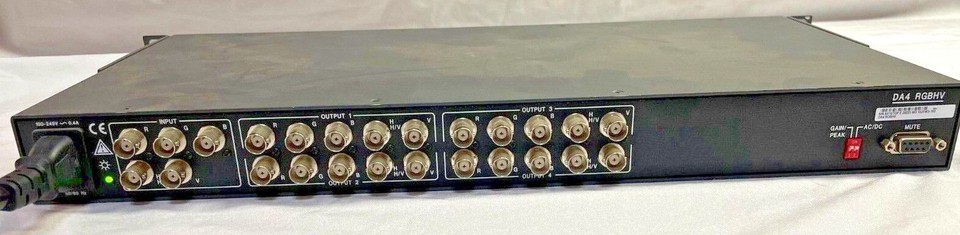 Extron DA4 RGB/YUV Wideband Distribution Amplifier | eBay