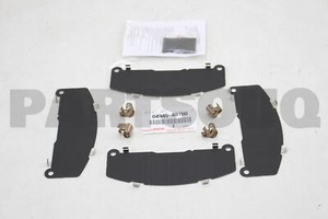 0494548150 Genuine Toyota SHIM KIT, ANTI SQUEAL, FRONT 04945-48150 | eBay