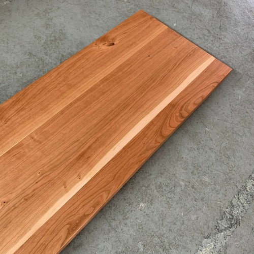 Platte Kirschbaum Ami. ohne Baumkanten Massiv Holz Tischplatte ...