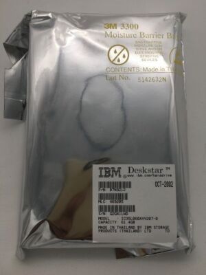 Ibm ic35l060avv207-0 61gb ide hdd, 7200rpm, 180gxp 07n9212 oct-2002,mlc ...