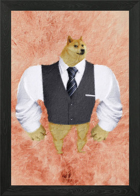 Doge Meme Framed Wall Art Poster Canvas Print Picture | eBay UK