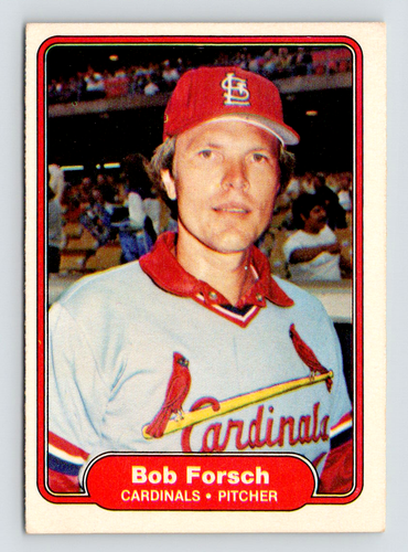 1982 Fleer Card, #112 Bob Forsch, St. Louis Cardinals Hall of Fame | eBay