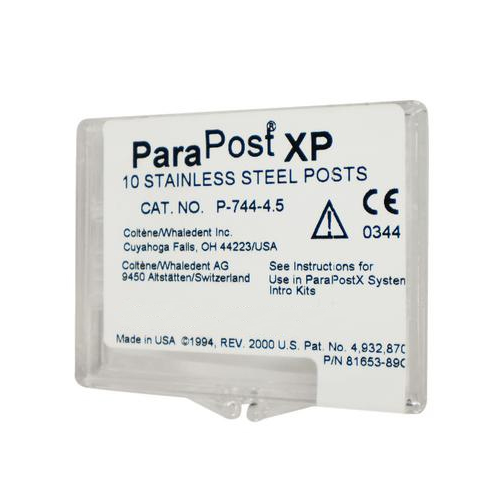 Coltene Whaledent P744-4.5 ParaPost XP Stainless Steel Posts .045" Blue ...