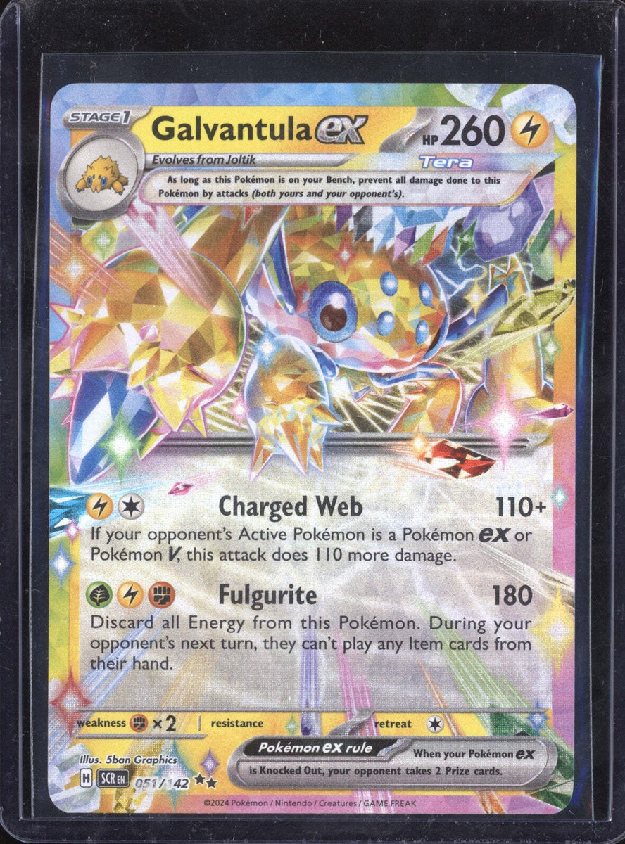 Mega Galvantula Pokemon Trading Card Game 071/202 Galvantula