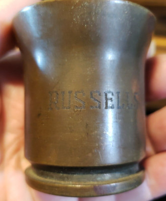 Brass Artillery Empty Shell Casing Military Trench Art Russells Palm ...