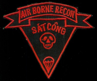 US Army Special Forces Airborne Recon "Sat Cong" Team Vietnam Patch AA ...