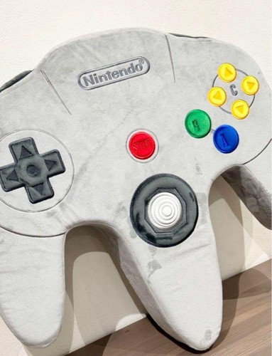 Nintendo Museum Limited Nintendo 64 Controller Big Cushion Plush toy ...