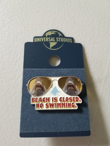 JAWS 50TH ANNIVERSARY UNIVERSAL STUDIOS ENAMEL COLLECTOR PIN BEACH ...
