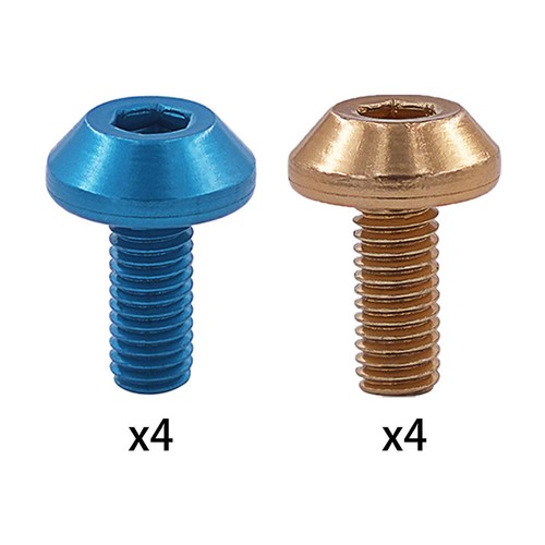 4Pcs Water Bottle Cages Screw Bolt Kettle Rack Screw Aluminum Alloy ...