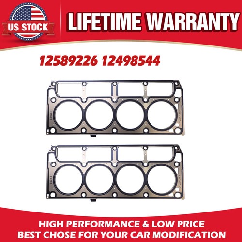 2xCylinder Head Gaskets12589226 For Racing BTR LS1/LS6 MLS 12498544 ...