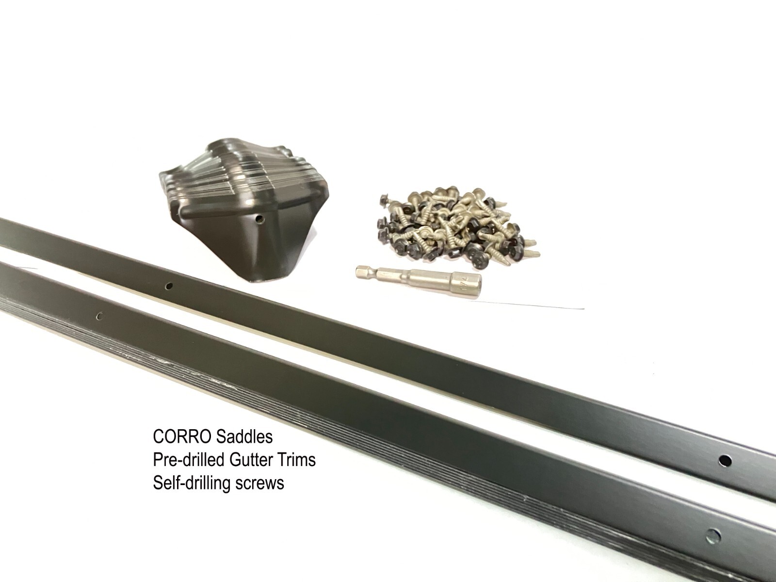 10 meters Aluminium Gutter Guard Mesh KIT 1.9mm Hole Ember Guard For ...