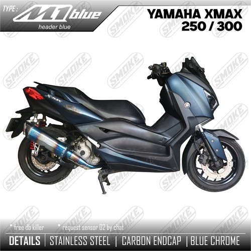 Exhaust Custom Fits For Yamaha Xmax 250 & Xmax 300 2016-2023 Full ...