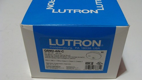 NEW IN BOX LUTRON QSM2-4W-C QS Sensor Module Ceiling Mount 27557783354 ...