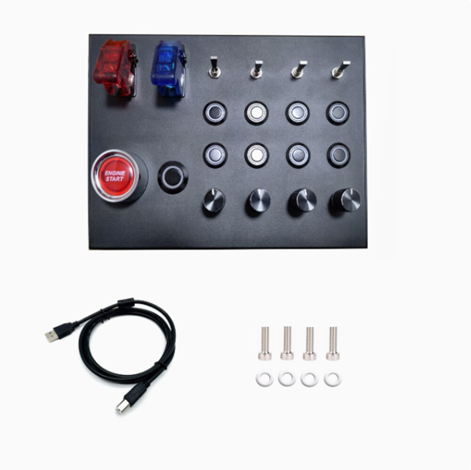 Sim Racing Button Box 20 Function For Fanatec Thrustmaster Simdid ...