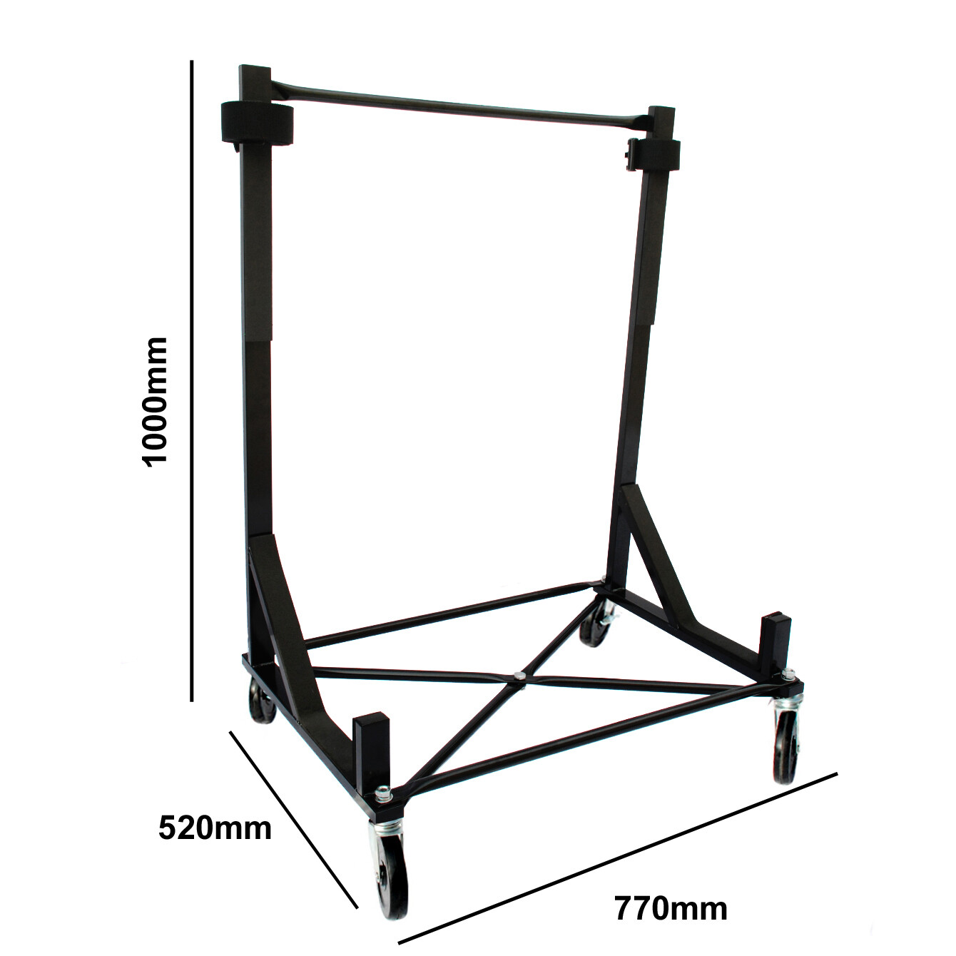 Triumph TR6 Hard Top Cart Stand Rack with 5" castors & Hardtop Cover ...