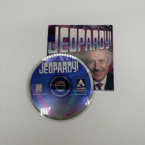 Jeopardy (PC, 1998) CD-ROM Disc and Manual Only Hasbro Interactive | eBay
