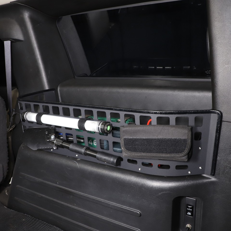 Molle Panel Rear Trunk Left Right Debris Rack Storage Box for Hummer H2 ...
