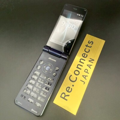 Sharp Aquos SH-01J BlueBlack Docomo Android Flip Phone Unlocked SIM ...