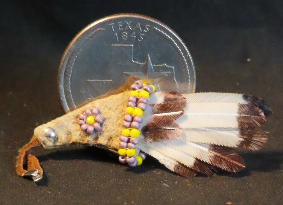 Bird Wing Dance Fan 1:12 Miniature Native American Indian Style Dudley ...