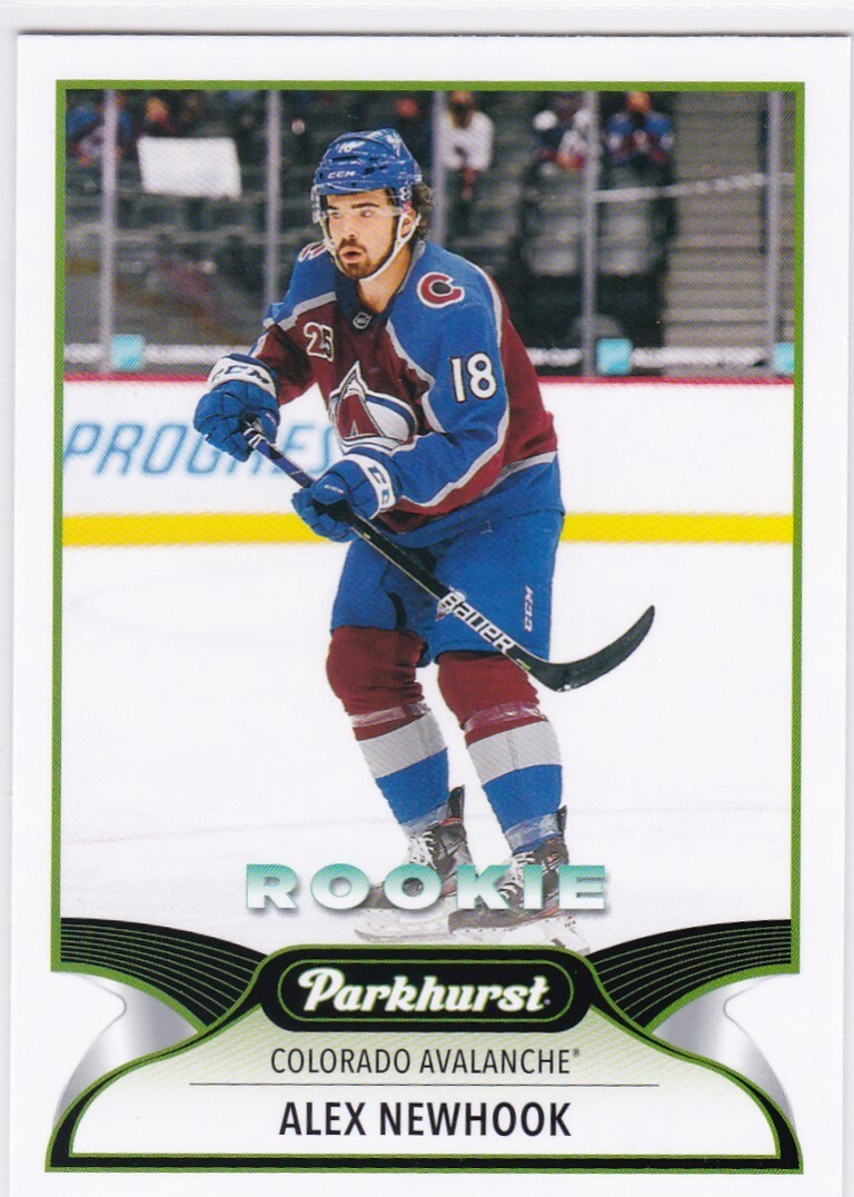 2021-22 Upper Deck UD Parkhurst #326 ALEX NEWHOOK RC Rookie Colorado ...