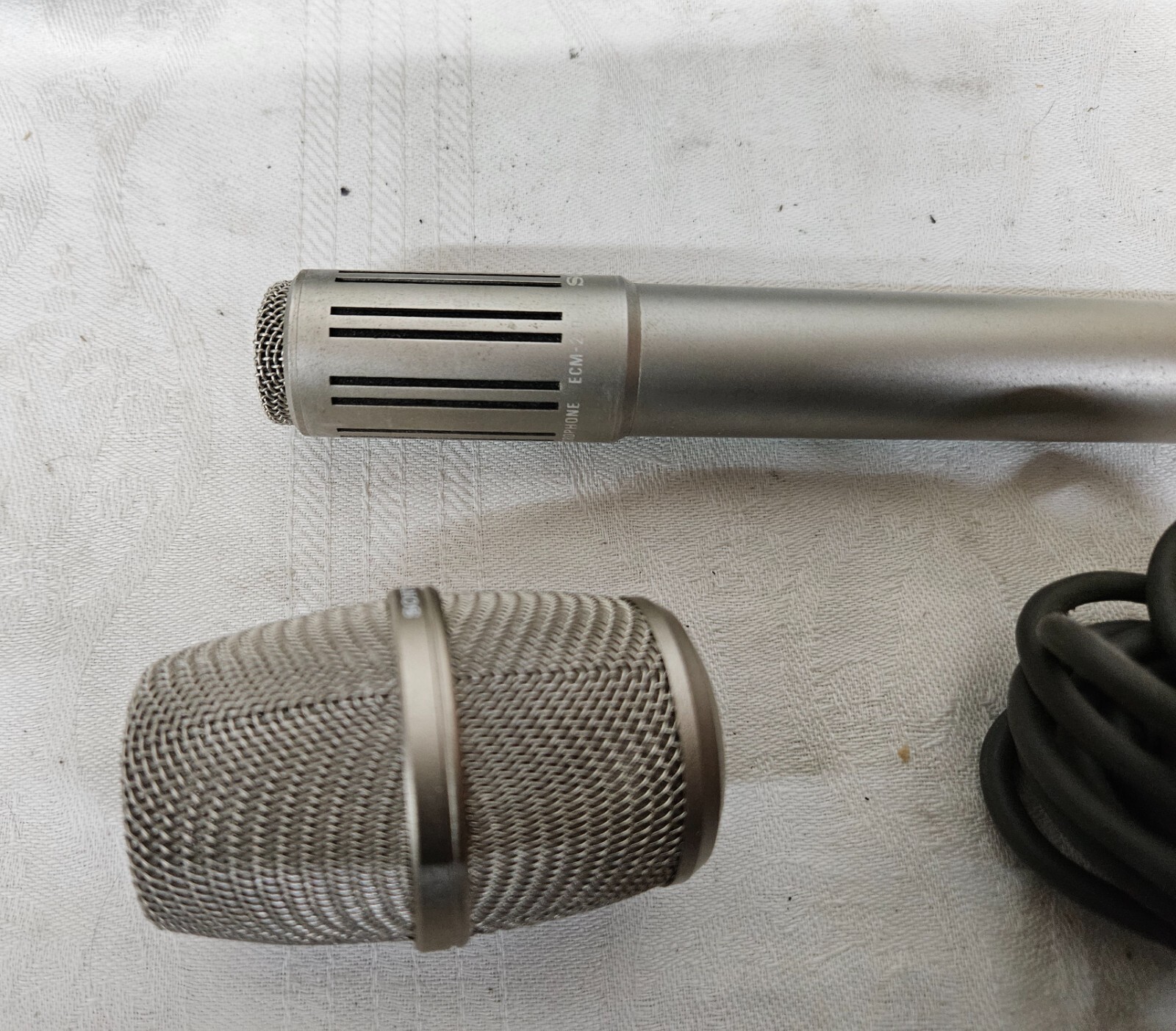 SONY ECM-270 Capacitor Condenser Mic Microphone w Case WORKING & NICE ...