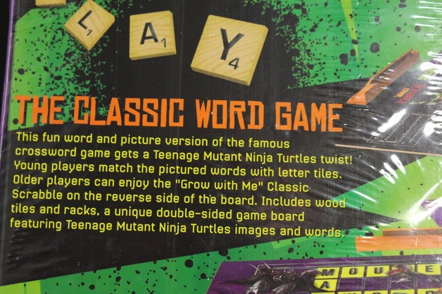 Hasbro Hello Kitty Scrabble Jr. The Classic Board Game 2 Sided 100 ...