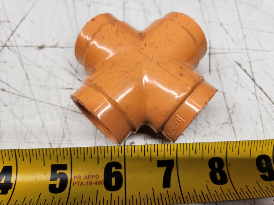 (7 Pack) Tyco Fire Products 80009 3/4" Socket Orange Schedule 40 CPVC ...