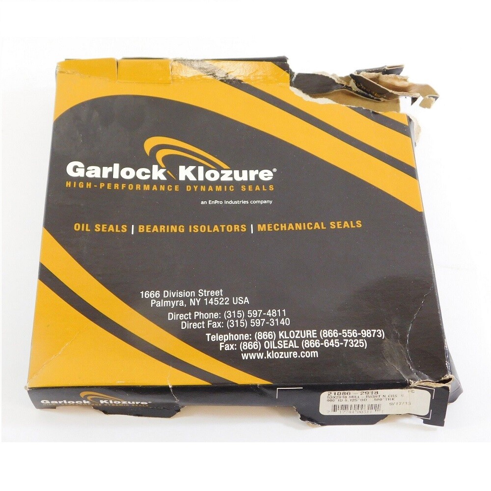 Garlock+21086-2918+5%22+.125%22+x+0.5%22+Nitrile+Oil+Seal for sale ...