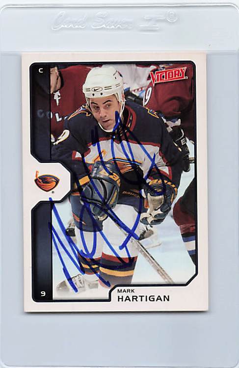 2002/03 Victory #13 Mark Hartigan Thrashers Signed Auto *H1683 | eBay