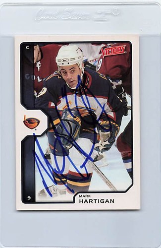 2002/03 Victory #13 Mark Hartigan Thrashers Signed Auto *H1683 | eBay
