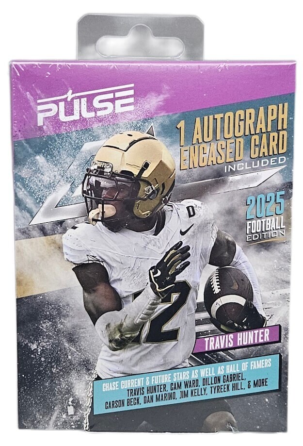 2025 Pulse Football Signature Edition Factory Sealed Box 1 Encased Auto ...