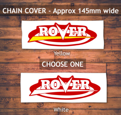 Scott Bonnar Rover 45 Chain Cover Decal Vintage Mower Decals | eBay ...