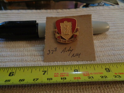 37th Artillery NH Unit Crest, DI, DUI (DRAW#T16) | eBay