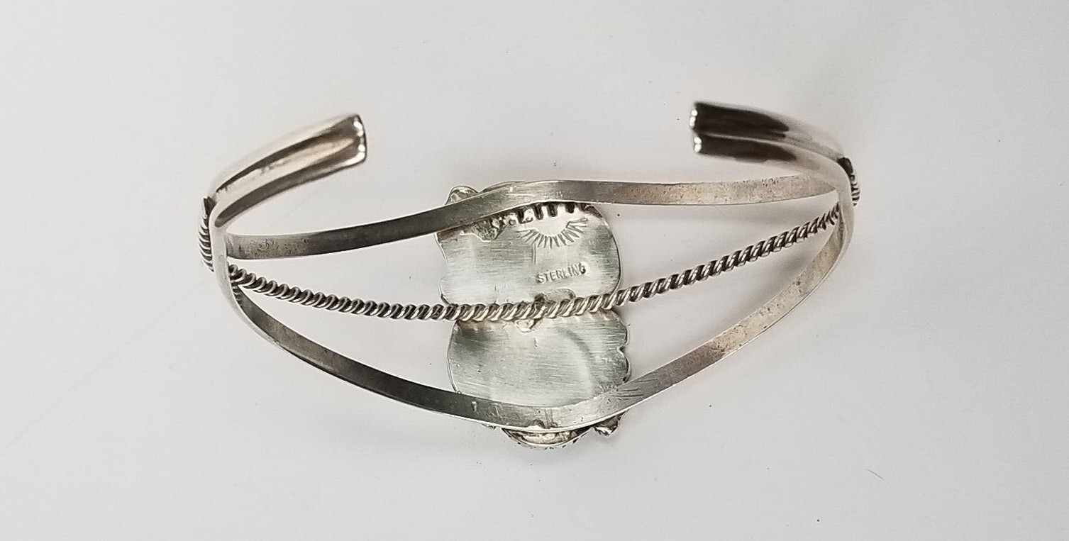 Vtg Native American Artist Hallmark Sterling Silver T… - Gem