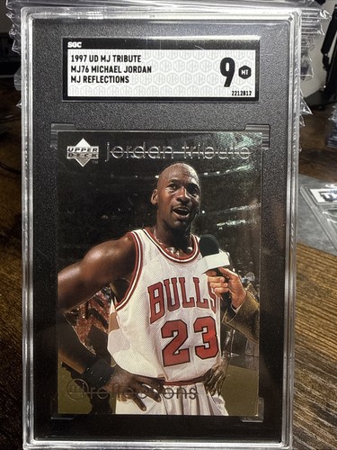 1998 UD JORDAN TRIBUTE MJ REFLECTIONS #MJ76 MICHAEL JORDAN SGC 9 Rare ...