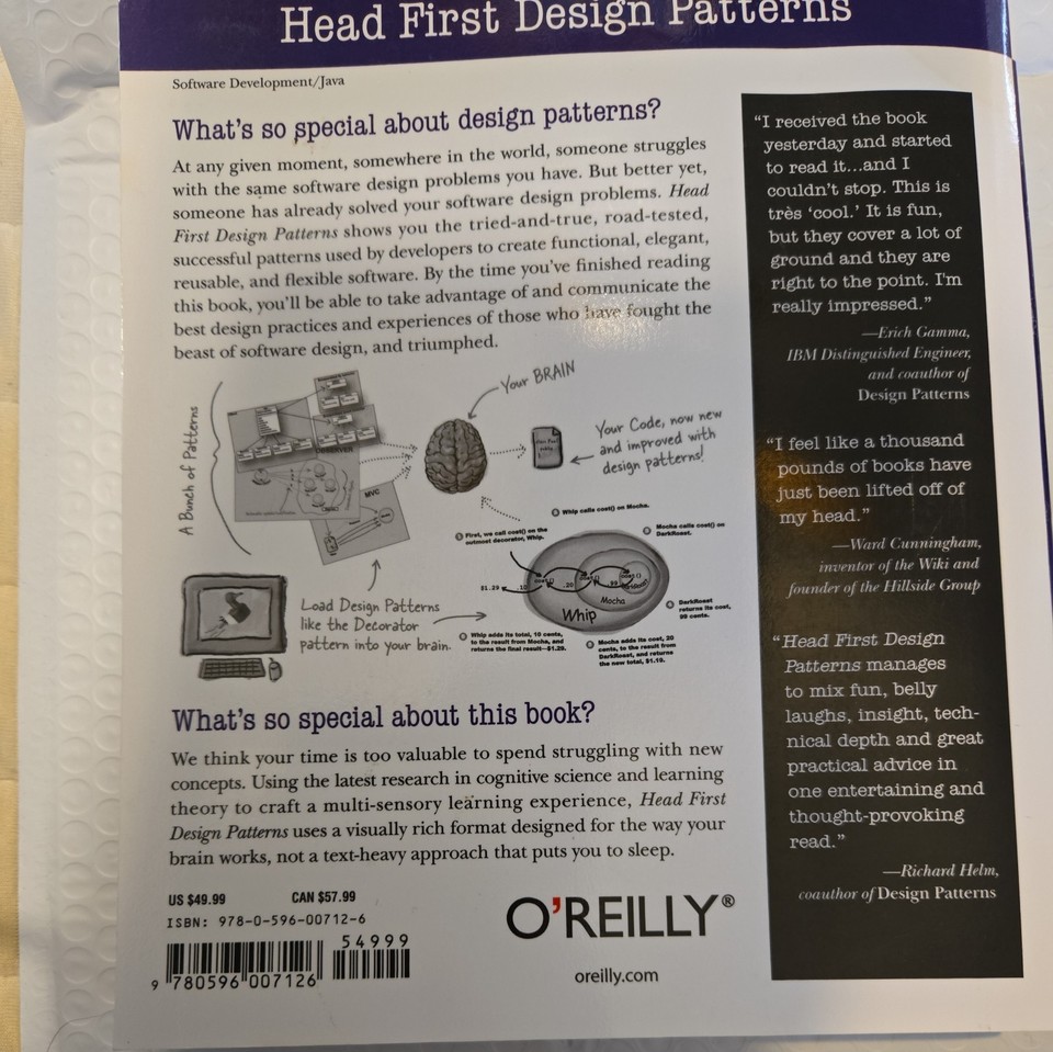 Head First Ser.: Head First Design Patterns : A Brain-Friendly Guide by ...