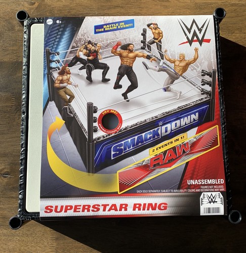 New WWE Superstar Ring Raw And Smackdown Apron And Spring Loaded Mat | eBay