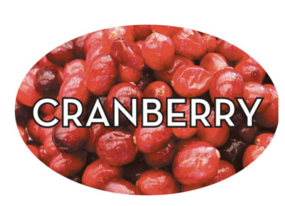1.25" X 2" Cranberry Labels 500 per Roll Great Food Stickers | eBay