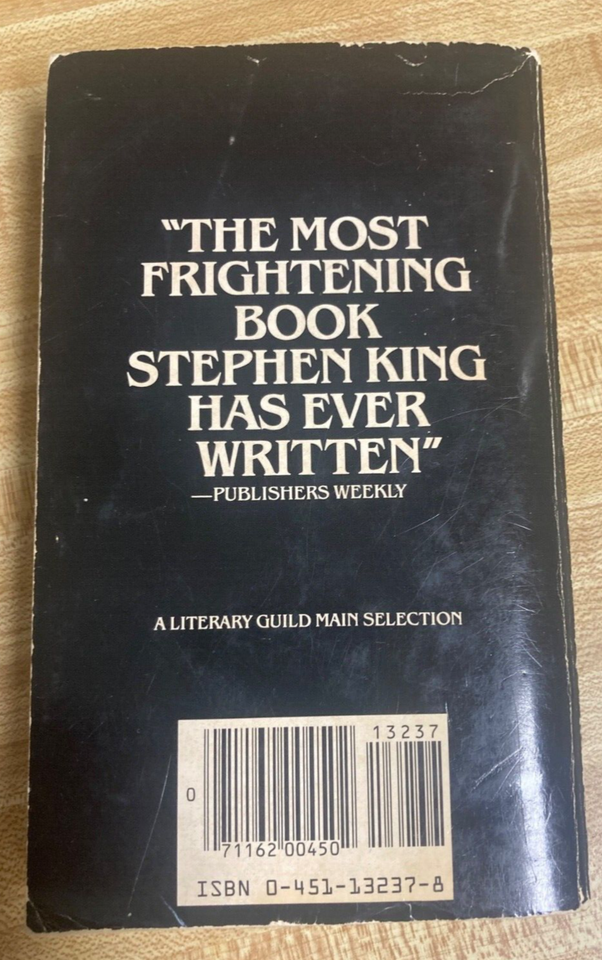 Stephen King PET SEMATARY 1st Edition 1st Print Signet Paperback 1984 ...