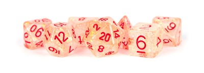 16mm Resin Flash Dice Poly Dice Set: Red | eBay