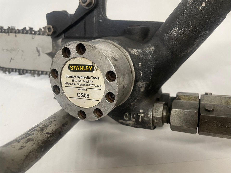 Hydraulic Chain Saw STANLEY Hydraulic chain saw 16" CS05 Underwater saw ...