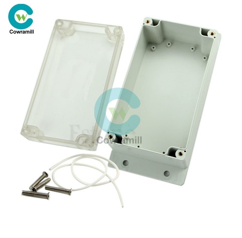 158x90x65mm Clear Waterproof Plastic Electronic Project Box Enclosure ...